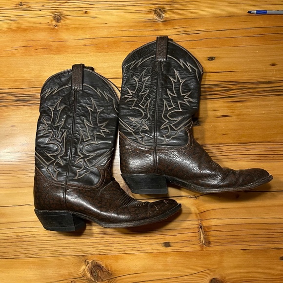 Tony Lama BiltRite | Shoes | Vintage Cowboy Boots Tony Lama Style ...